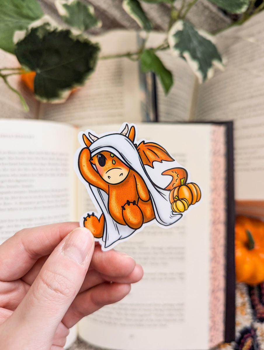 Spooky Dragon 1 Vinyl Sticker – TalesandTomes